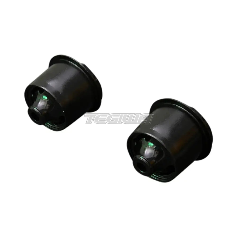 Hardrace Hardened Rubber Rear Subframe Bushes 2Pc Set Toyota Yaris XP9